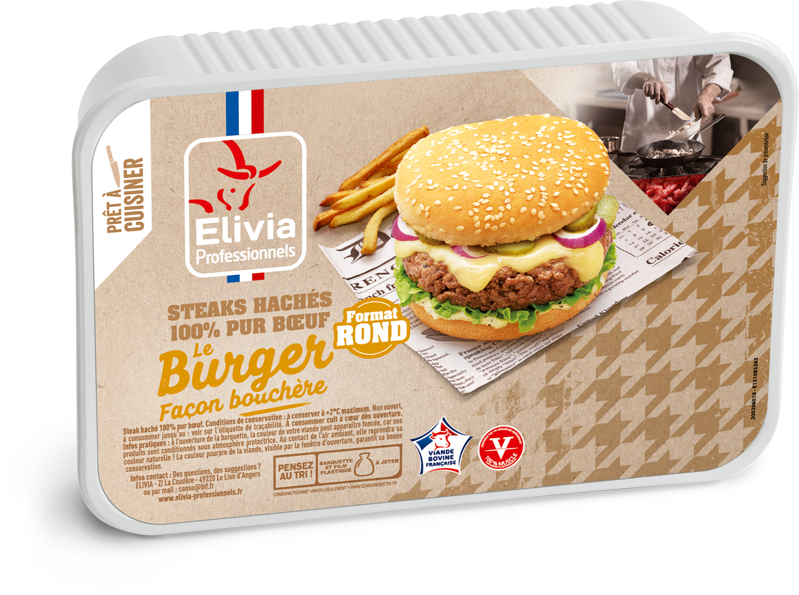 Le steak haché spécial burger - Le bœuf pour les professionnels de la ...